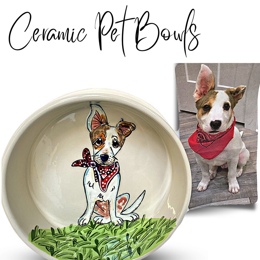 Personalized Dog Gift, Custom Pet Bowl, Memorabilia for Pet, Send Photo ...