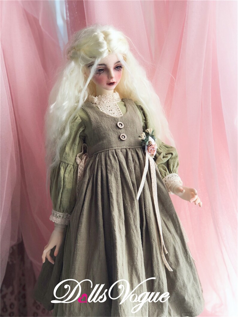 BJD Dress Outfit Vintage Handmade 1/4 MSD 1/3 BJD Doll England - Etsy