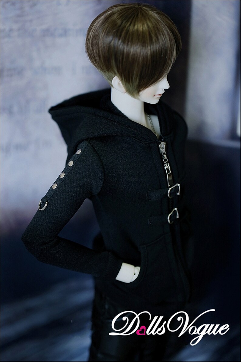 1/4 MSD 1/3 SD Bjd Doll Hoodie Dark Gray Punk Bjd Doll Clothes - Etsy