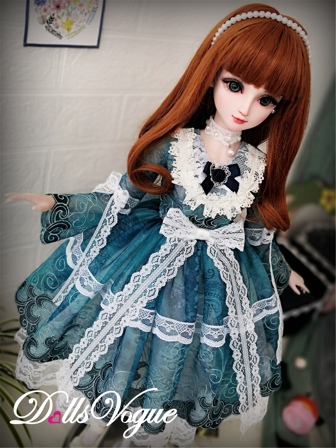 1/3 BJD Doll Girl Dress Outfit Set Elegance Doll Dress Lace - Etsy