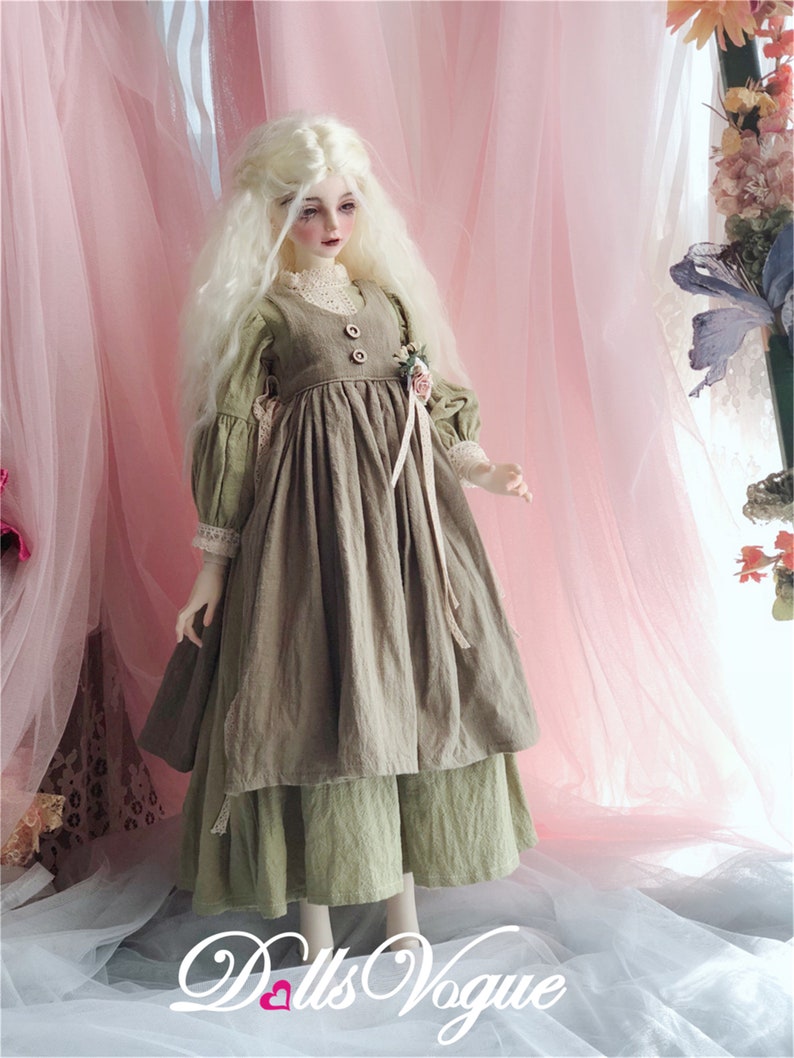 BJD Dress Outfit Vintage Handmade 1/4 MSD 1/3 BJD Doll England - Etsy