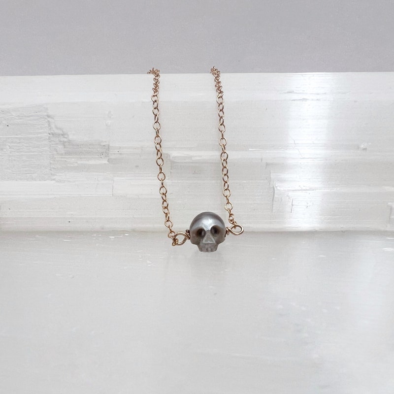 Pearl Skull - Etsy
