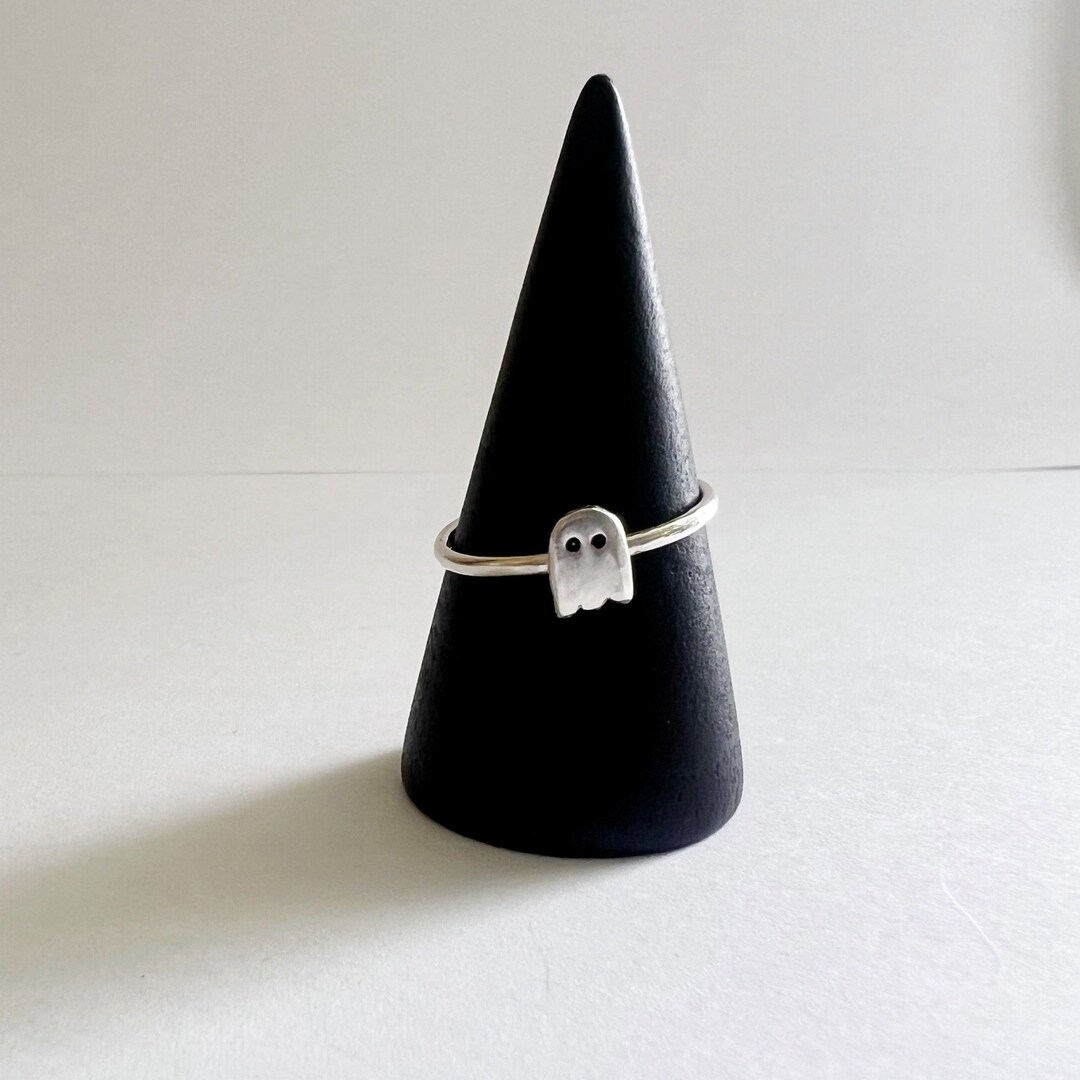 Sterling Silver Dainty Ghost Ring Stacking Ring Sterling Silver ...