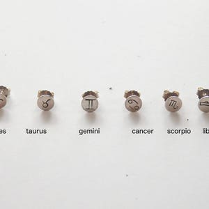 Handmade Sterling Silver Zodiac Ring: Stacking Birthday Jewelry - Etsy