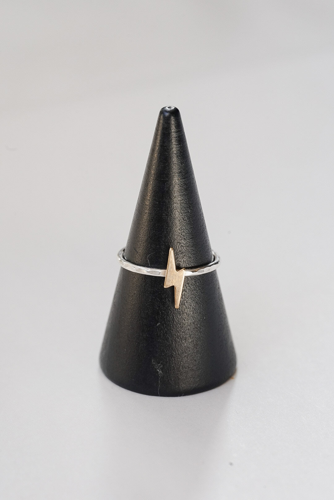 Lightning Bolt Ring Midi Ring Stacking Ring Sterling Silver Lightning ...