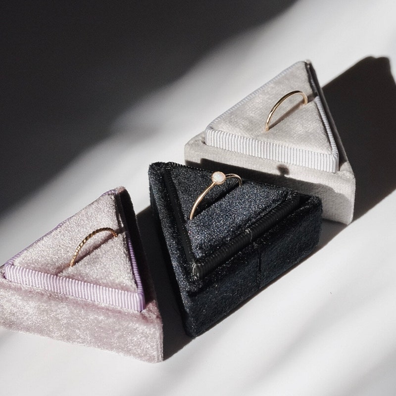 Geometric Ring Box - Etsy