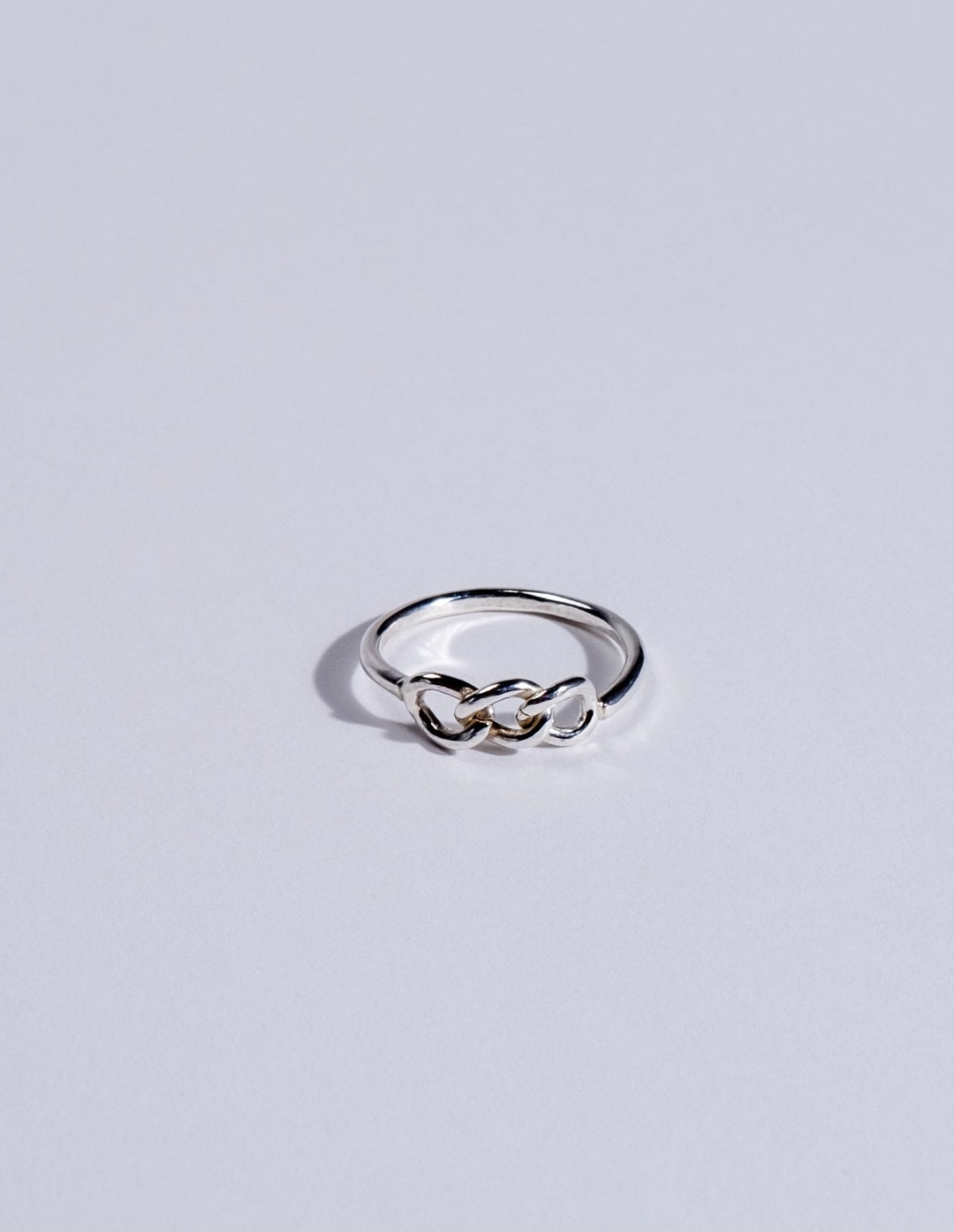 Sterling Silver Chain Ring Sterling Silver Stacking Ring Chain Stacking ...