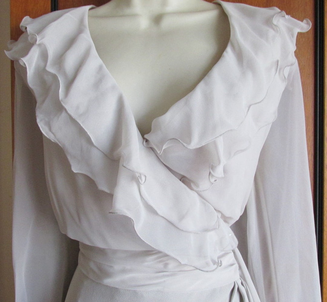 Frank Usher Vintage Rare Ruffle Classic Mother of Bride Wedding Outfit ...