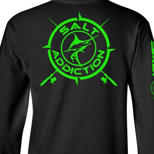 Salt Addiction T Shirt Saltwater Microfiber Uv Long Sleeve - Etsy