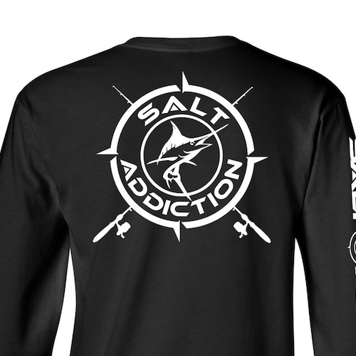 Salt Addiction T Shirt Saltwater Microfiber Uv Long Sleeve - Etsy