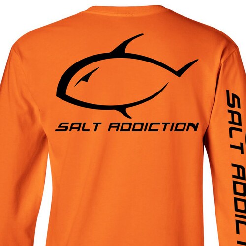 Salt Addiction T Shirt Saltwater Microfiber Uv Long Sleeve - Etsy