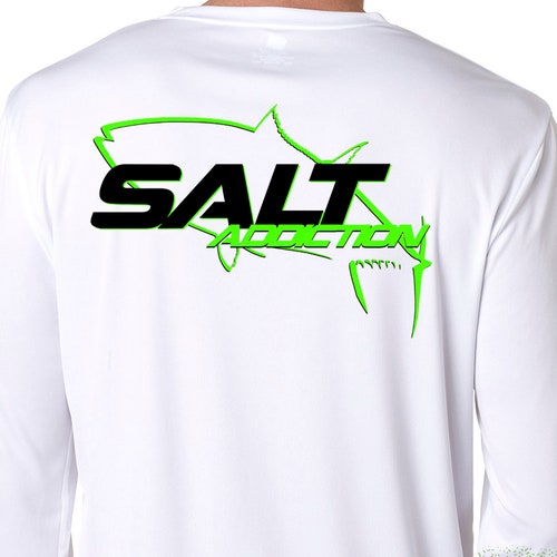 Salt Addiction T Shirt Saltwater Microfiber Uv Long Sleeve - Etsy