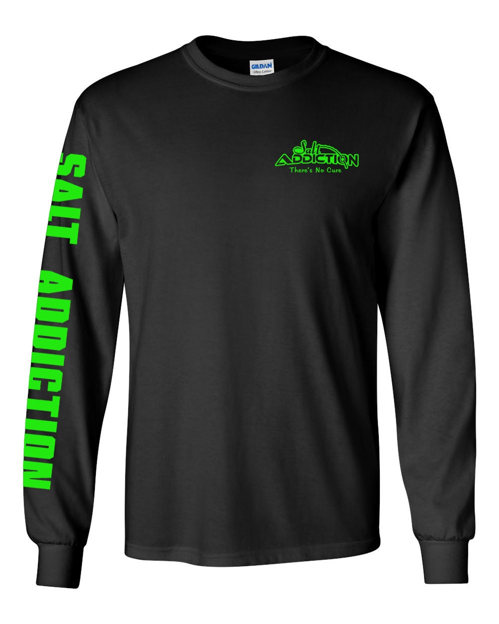 Salt Addiction Logo T Shirt,octopus,saltwater Fishing T Shirt,long ...