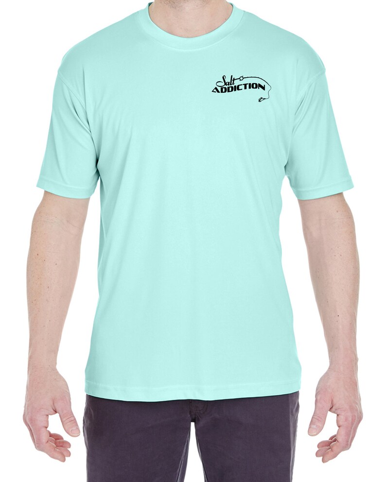 Salt Addiction Saltwater Tarpon Microfiber Flats Uv Short Sleeve ...