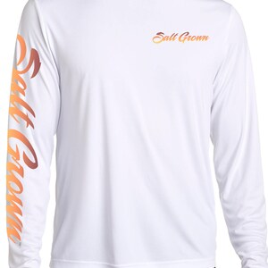 Salt Grown Saltwater Microfiber Uv Long Sleeve Fishing T Shirt Sea ...