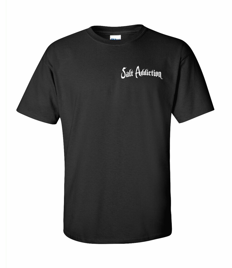 Salt Addiction Fishing Hook Logo T Shirt,fishing T Shirt,ocean,flats ...