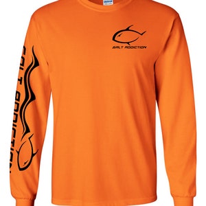 Salt Addiction Logo T Shirt,permit,saltwater Fishing T Shirt,long ...