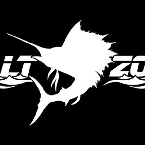 Saltwater Fishing Decal - Etsy