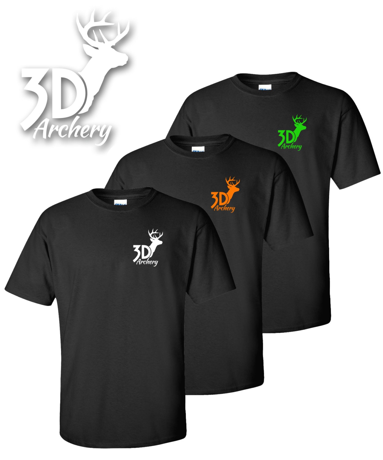 3D Archery Short Sleeve T Shirt Bowhunting Apparel Compound Bow Hunting ...
