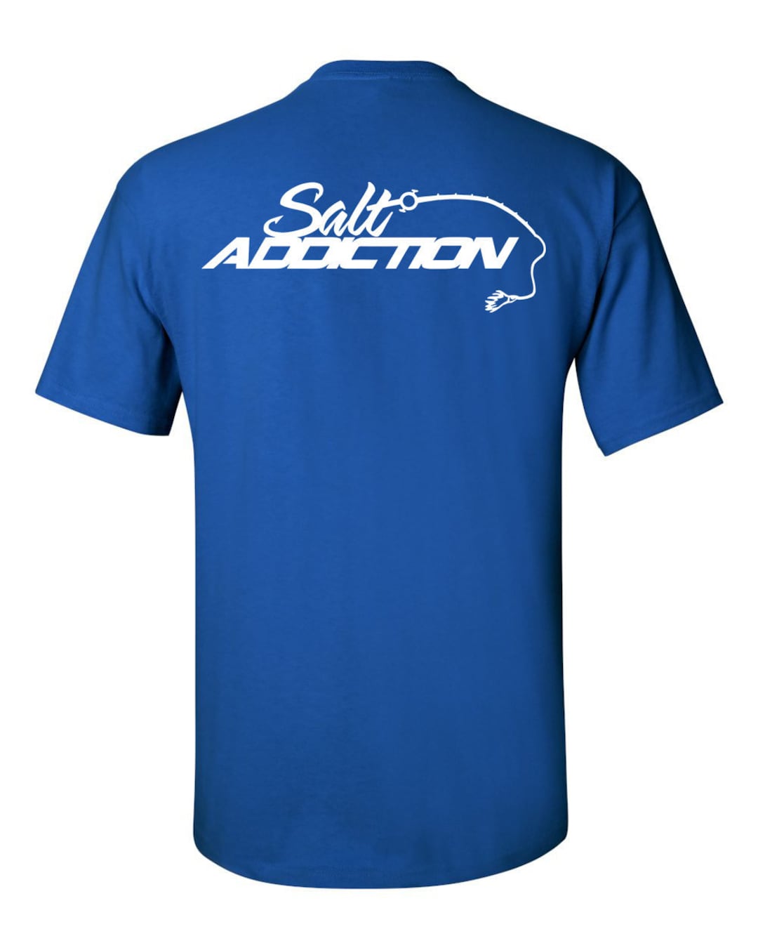 Salt Addiction Logo camiseta pesca en alta mar pescado - Etsy España