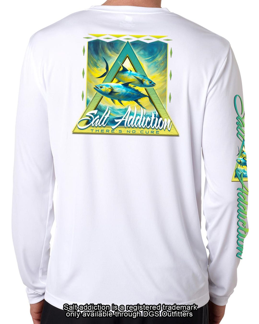 Salt Addiction Saltwater Microfiber Uv Long Sleeve Fishing T Shirt ...