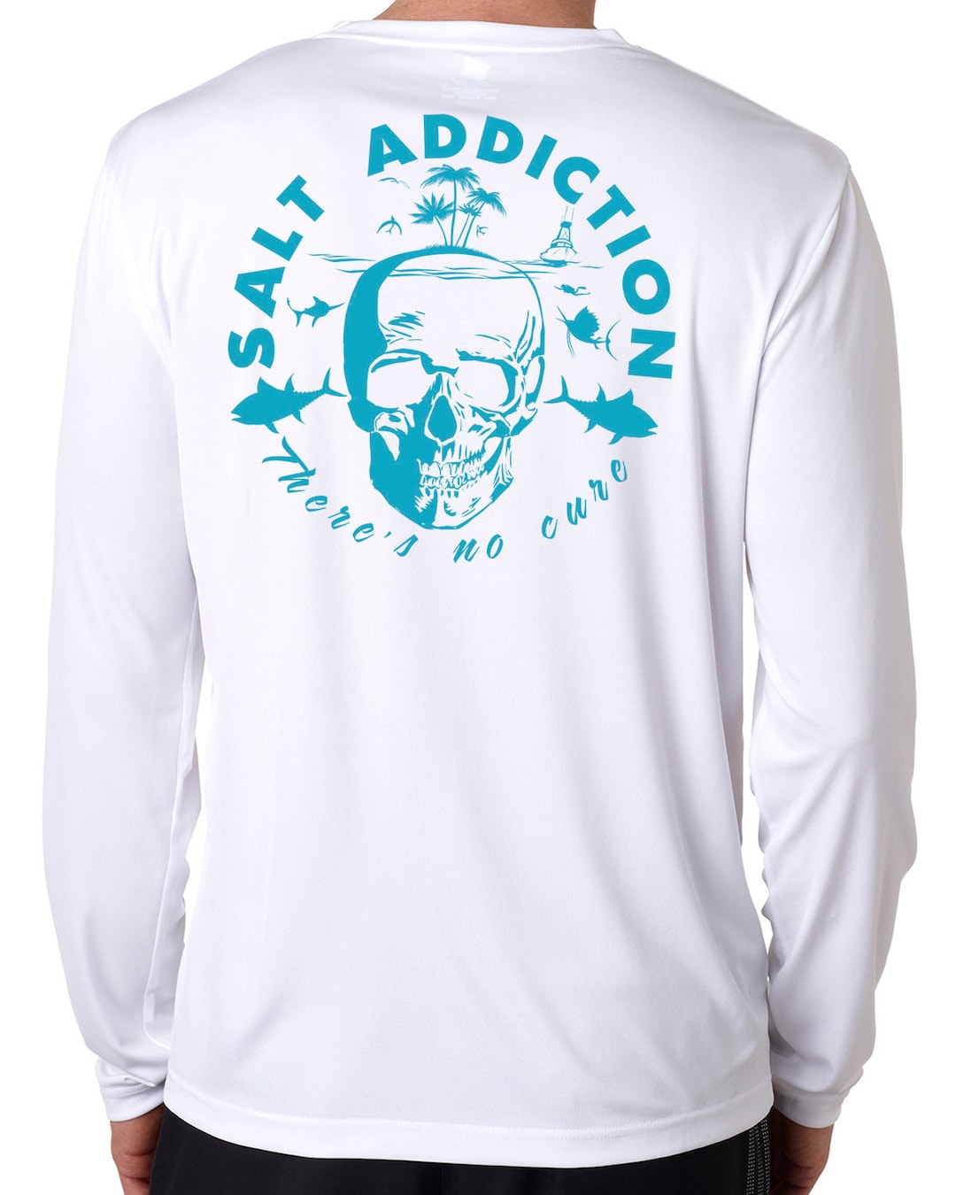 Salt Addiction Saltwater Microfiber Uv Long Sleeve Fishing T Shirt ...