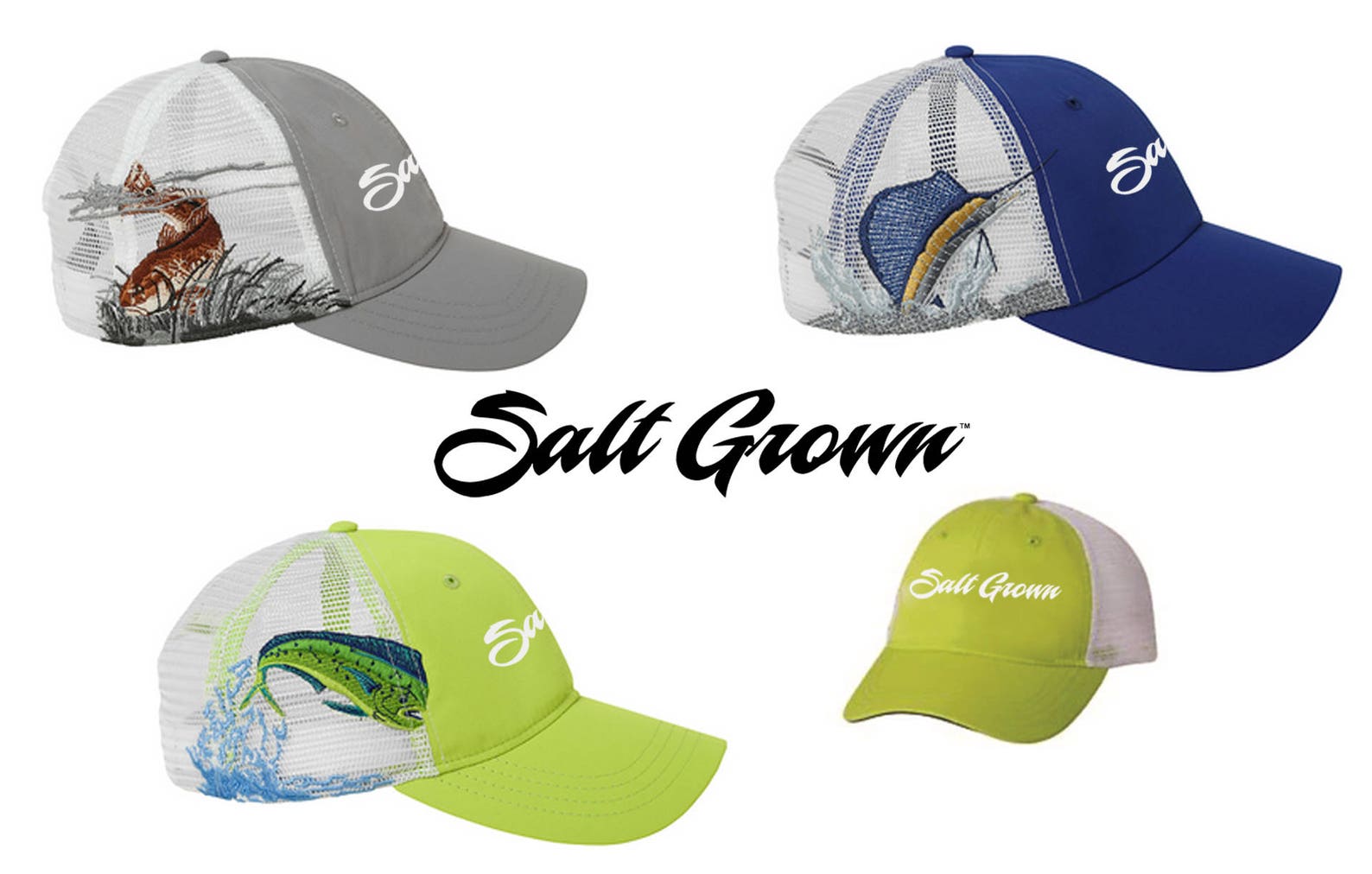 Salt Grown Saltwater Hat Fishing Surfing Diving Beach Sailfish Only. - Etsy