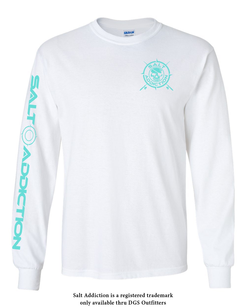 Salt Addiction Logo T Shirt Long Sleeve Men's Offshore Fishing Apparel ...