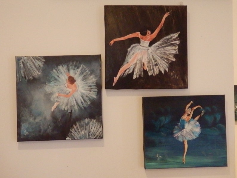 Ballerina.tutu. Original Oil Painting of Ballet Dancer - Etsy