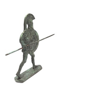 Bronze Statue of Greek Warrior , Bronze Greek Hoplite , Bronze ...