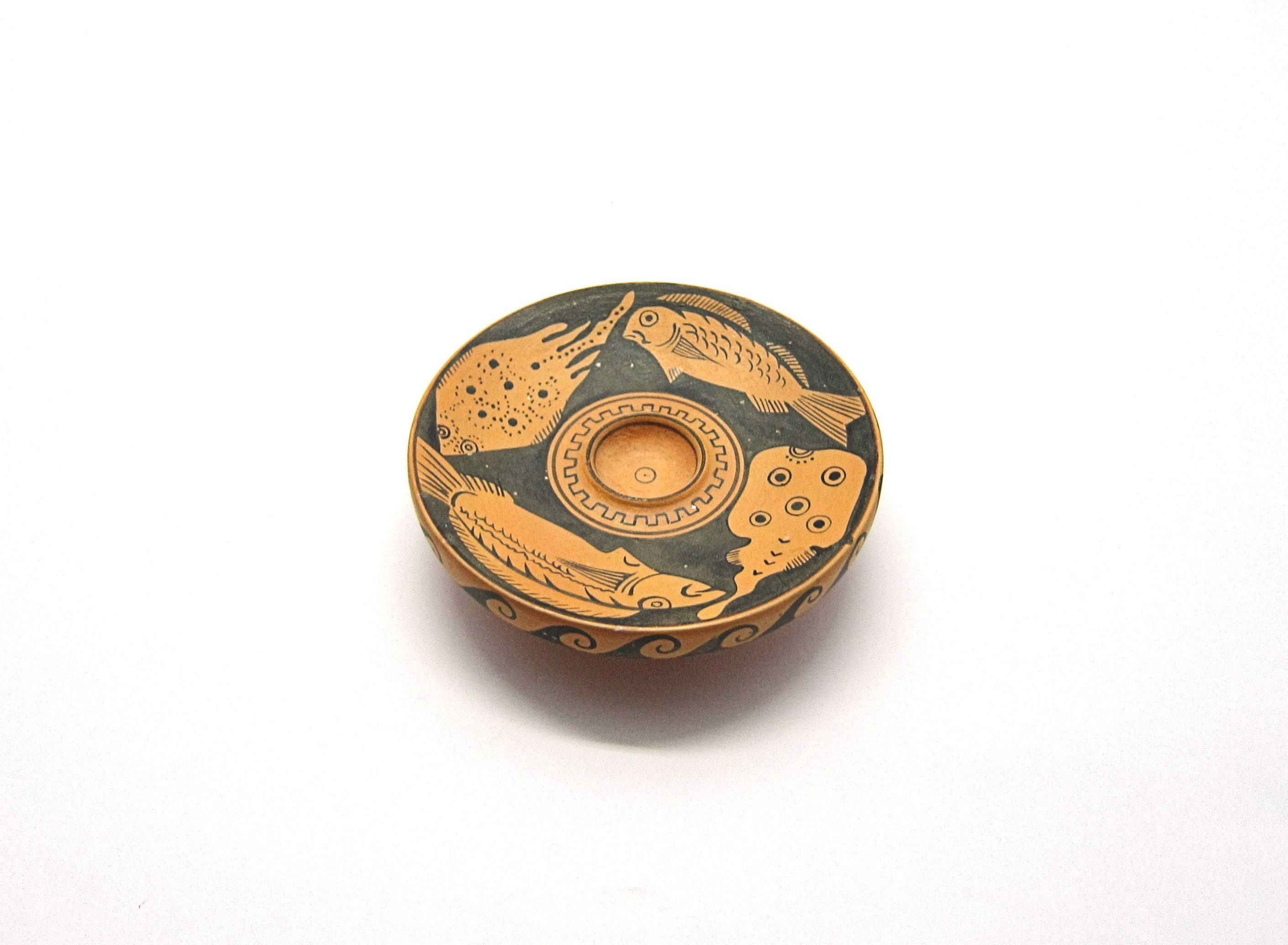 Ancient Fish Plate , Greek Vase , Attic Red Figure Fish Plate ...