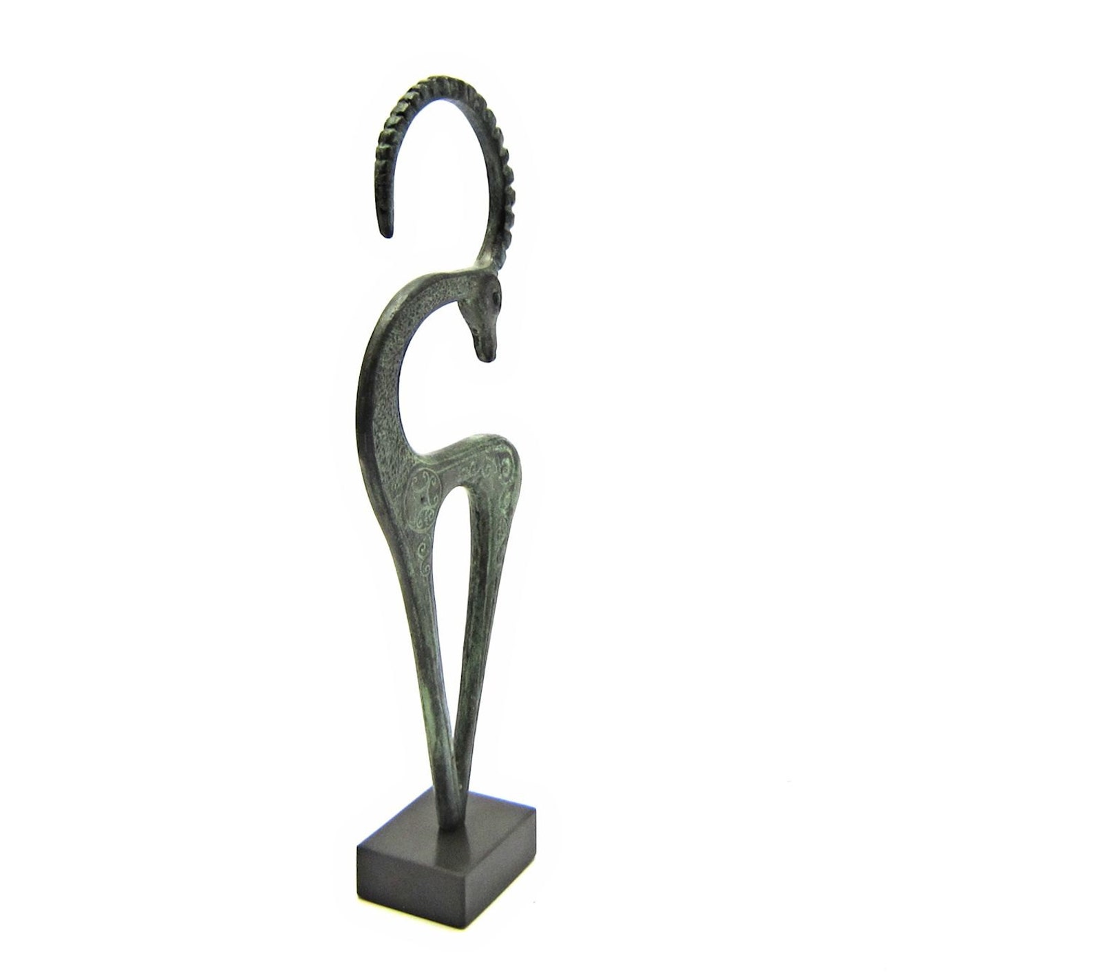 Bronze Ibex, Greek Bronze Art, Bronze Sculpture , Ancient Greece ...