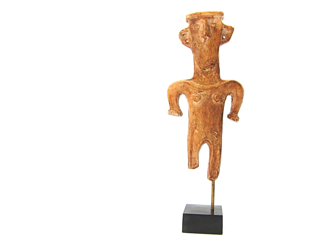 Cypriot Greek Prehistoric Neolithic Terracotta Idol , Reproduction ...