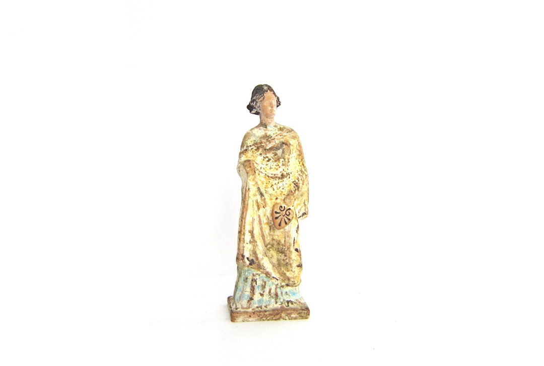 Tanagra Figurine , Woman Figure, Greek Terracotta Statue - Etsy