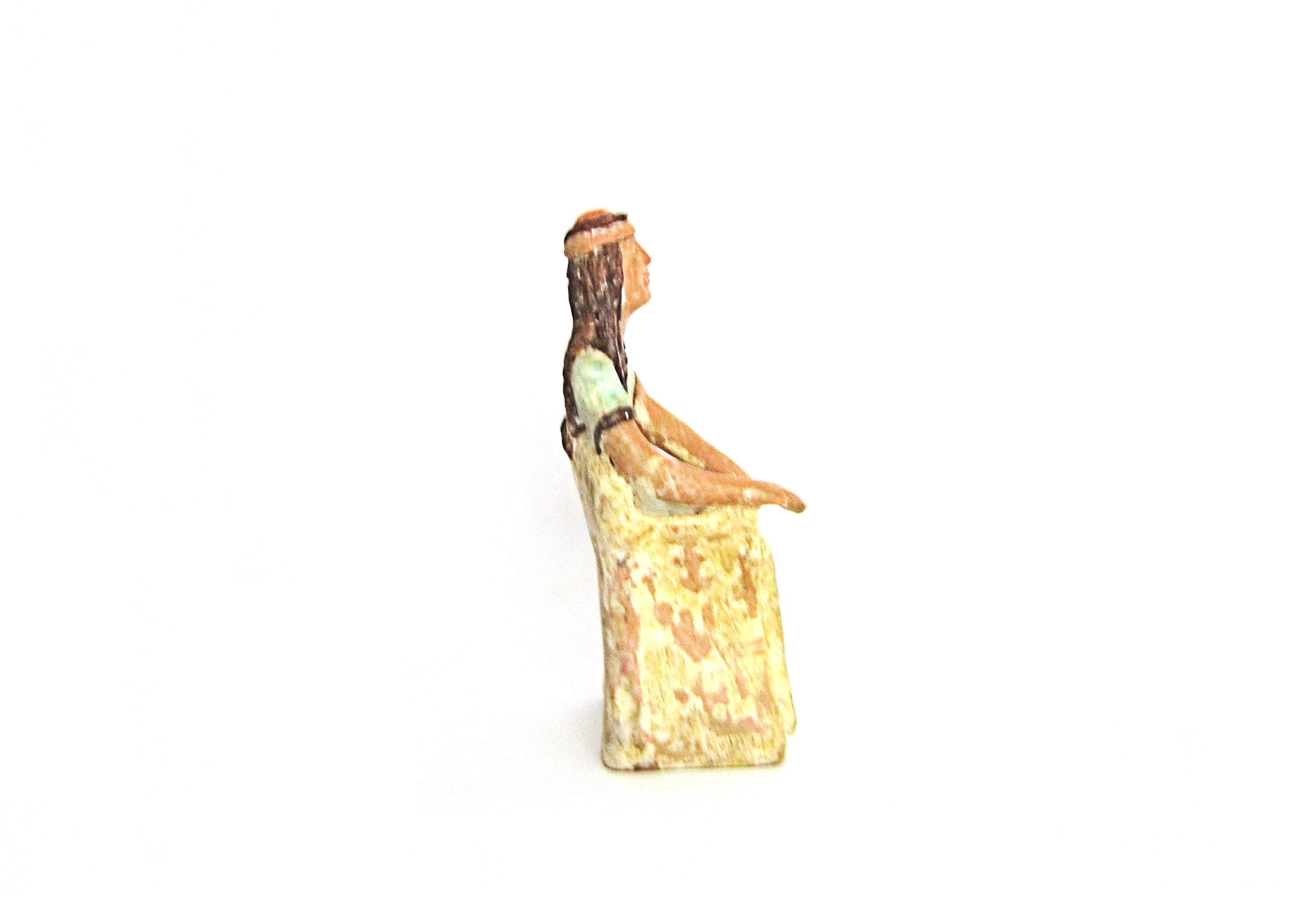 Tanagra Figurine Woman Figure Greek Terracotta Statue | Etsy