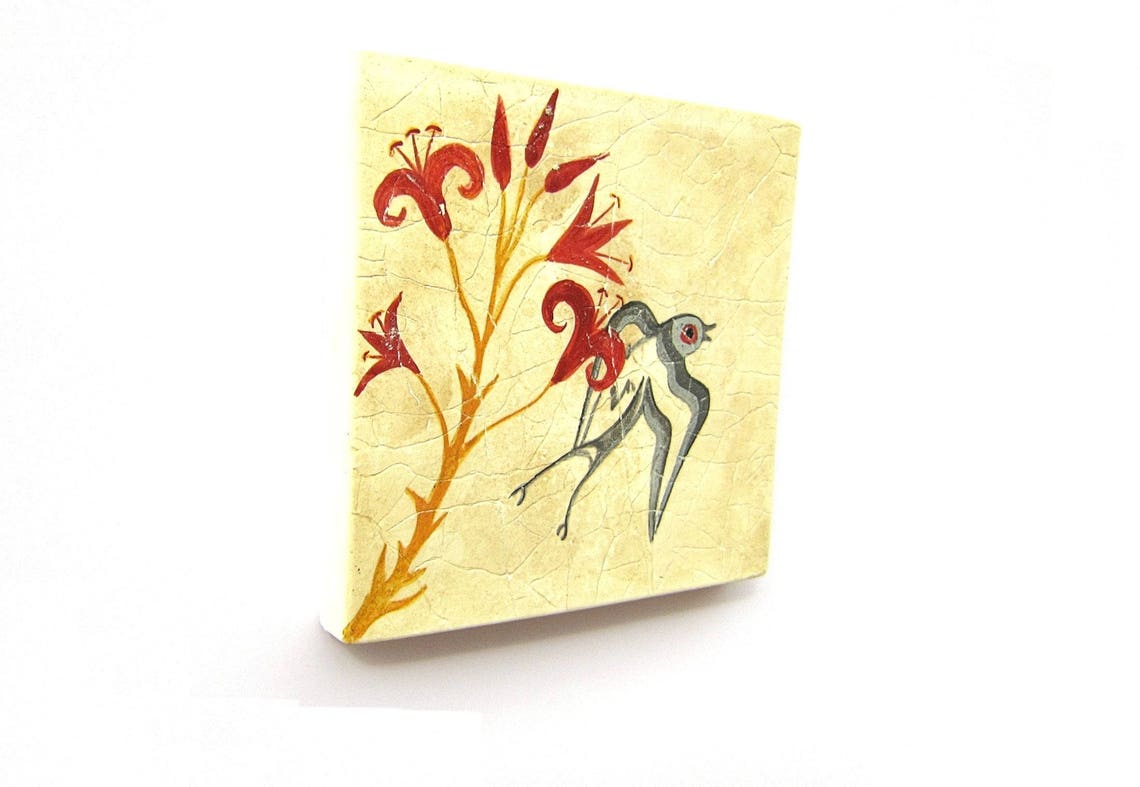 Minoan Spring Fresco Painting From Akrotiri Santorini Museum - Etsy