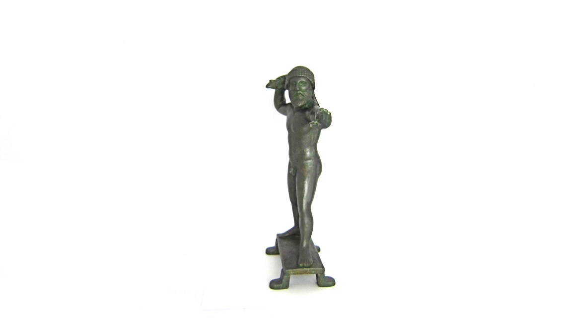 God Zeus of Dodonis , Stone Casting Sculpture With Verdgris Effect From ...