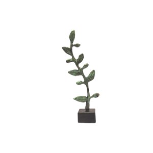 Olive Branch Bronze Greek Sculpture , Verdigris Patina Sculpture Κλαδι ...