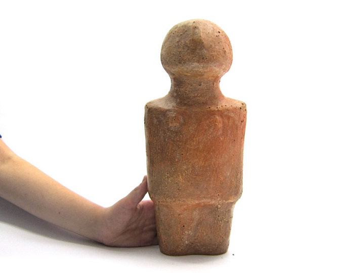 Decorative Greek Prehistoric Terracotta Idol , Ceramic Primitive Idol ...