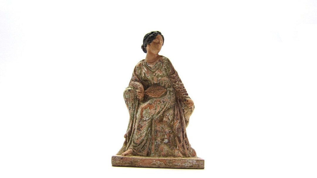 Tanagra Figurine ,woman Figure,greek Terracotta Statue - Etsy