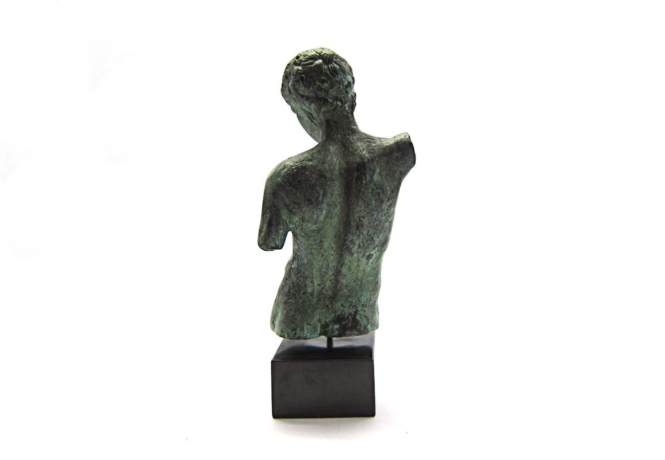 Greek Bronze Statue of Marathon Boy , Bust of Greek Sculpture From ...