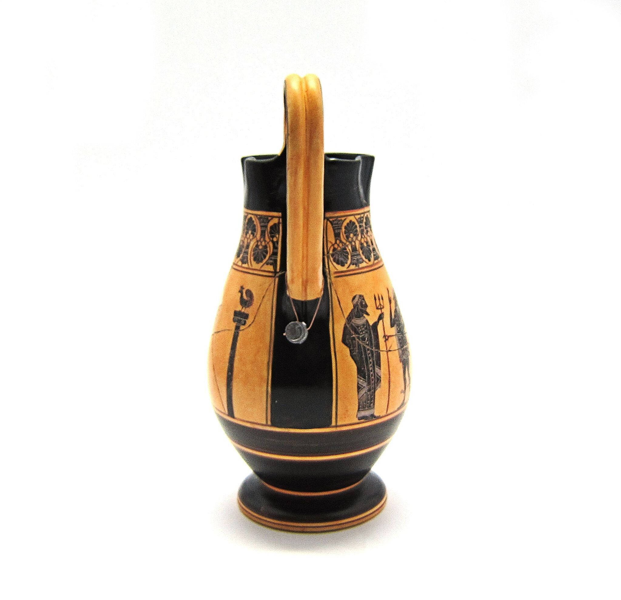Greek Vase Black Figure Olpe of Hercules Entering to Olympus - Etsy