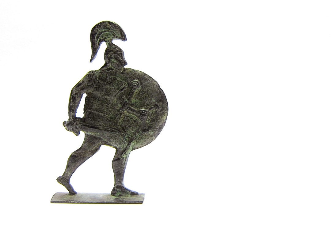 Bronze Statue of Greek Warrior , Bronze Greek Hoplite , Bronze ...