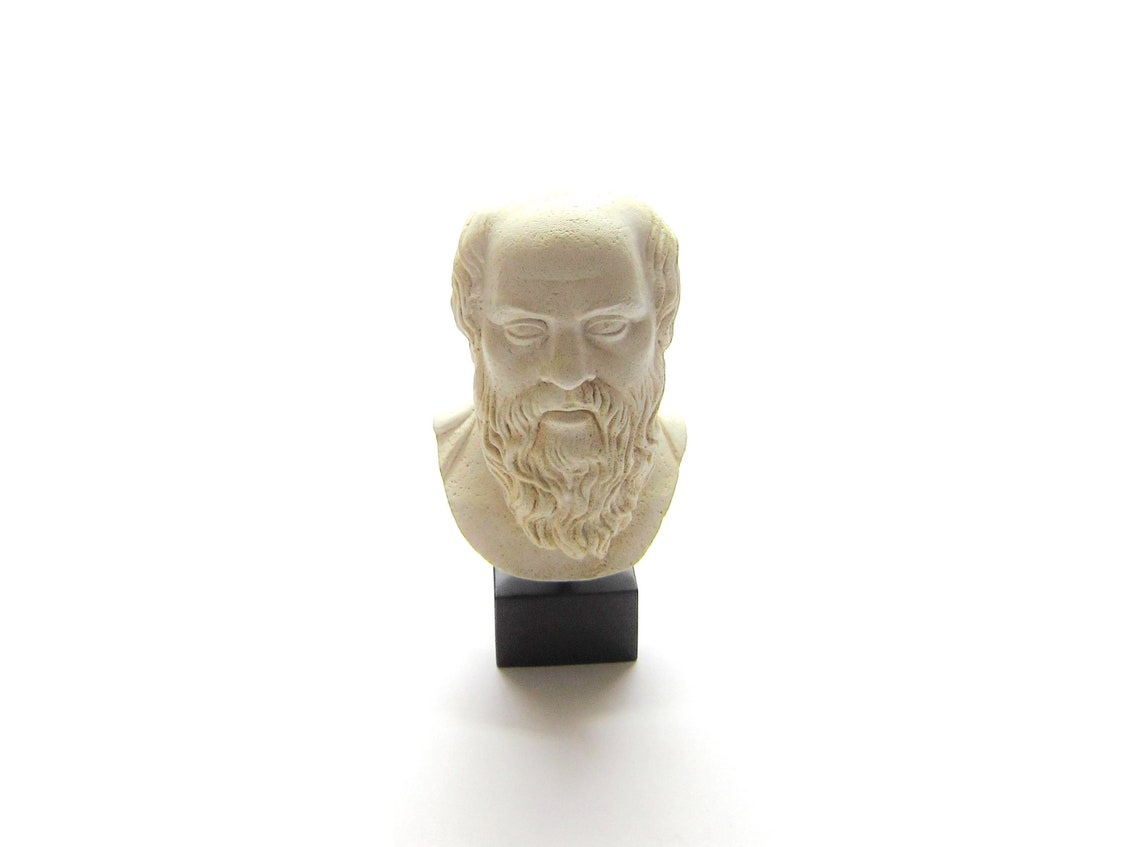 Socrates Cast of Stone ,reproduction From Vatican Museum of Rome - Etsy