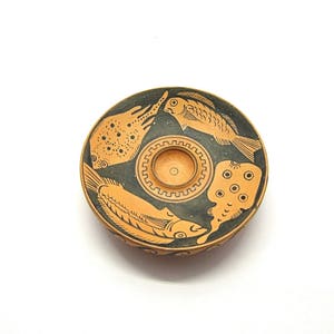 Ancient Fish Plate , Greek Vase , Attic Red Figure Fish Plate ...