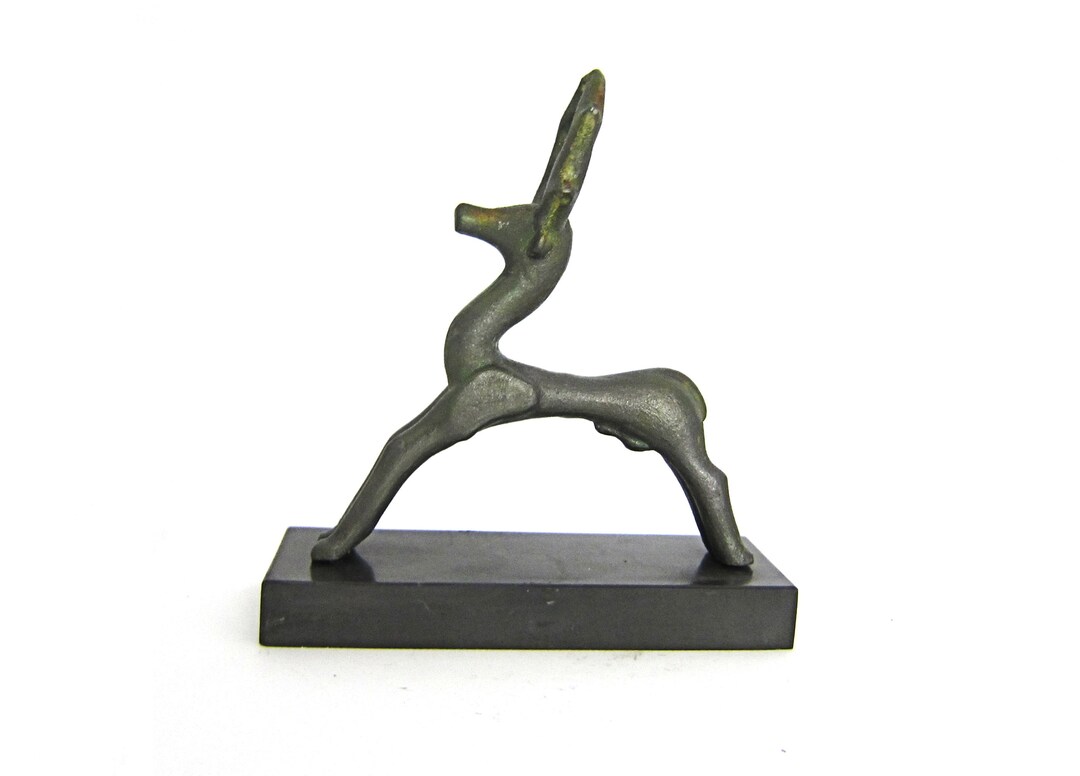 Deer Sculpture , Stone Casting Sculpture With Verdgris Effect From ...