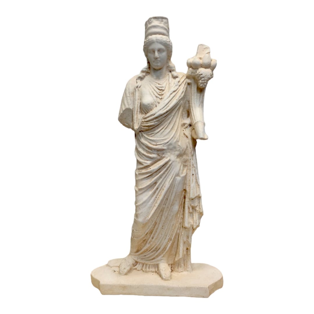 Tyche - Tycho (fortuna) Goddess of Fortune-good Luck, Roman Copy From a ...