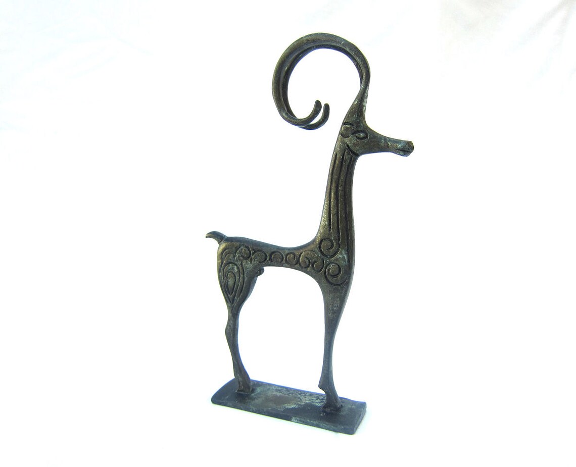 Ancient Greek Bronze Deer Sculpture Bronze Sculpture | Etsy