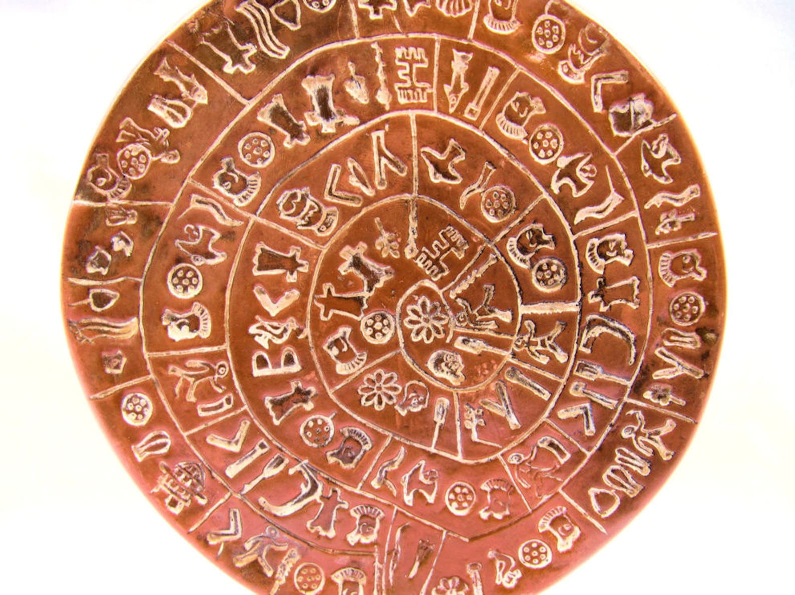 Ancient Greek Museum Reproduction Phaistos Disc Exact - Etsy