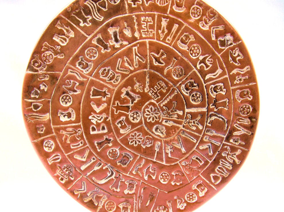 Ancient Greek Museum Reproduction Phaistos Disc Exact - Etsy